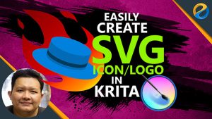 Easily create SVG icon or logo in Krita - Krita Tutorials